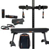 Maxpro | At Home Portable Exercise Machine | Cables, Bench, Weights ...