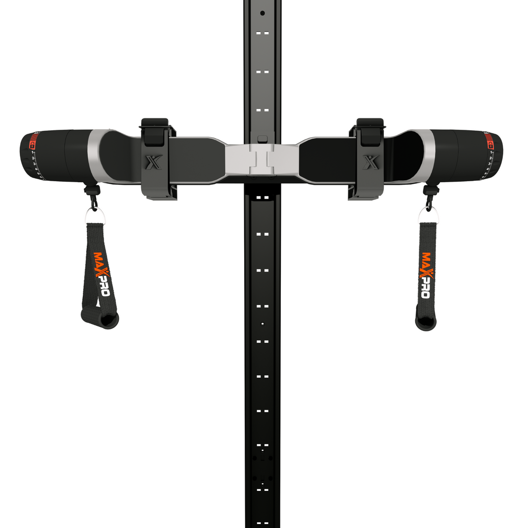 Maxpro | At Home Portable Exercise Machine | Cables, Bench, Weights ...